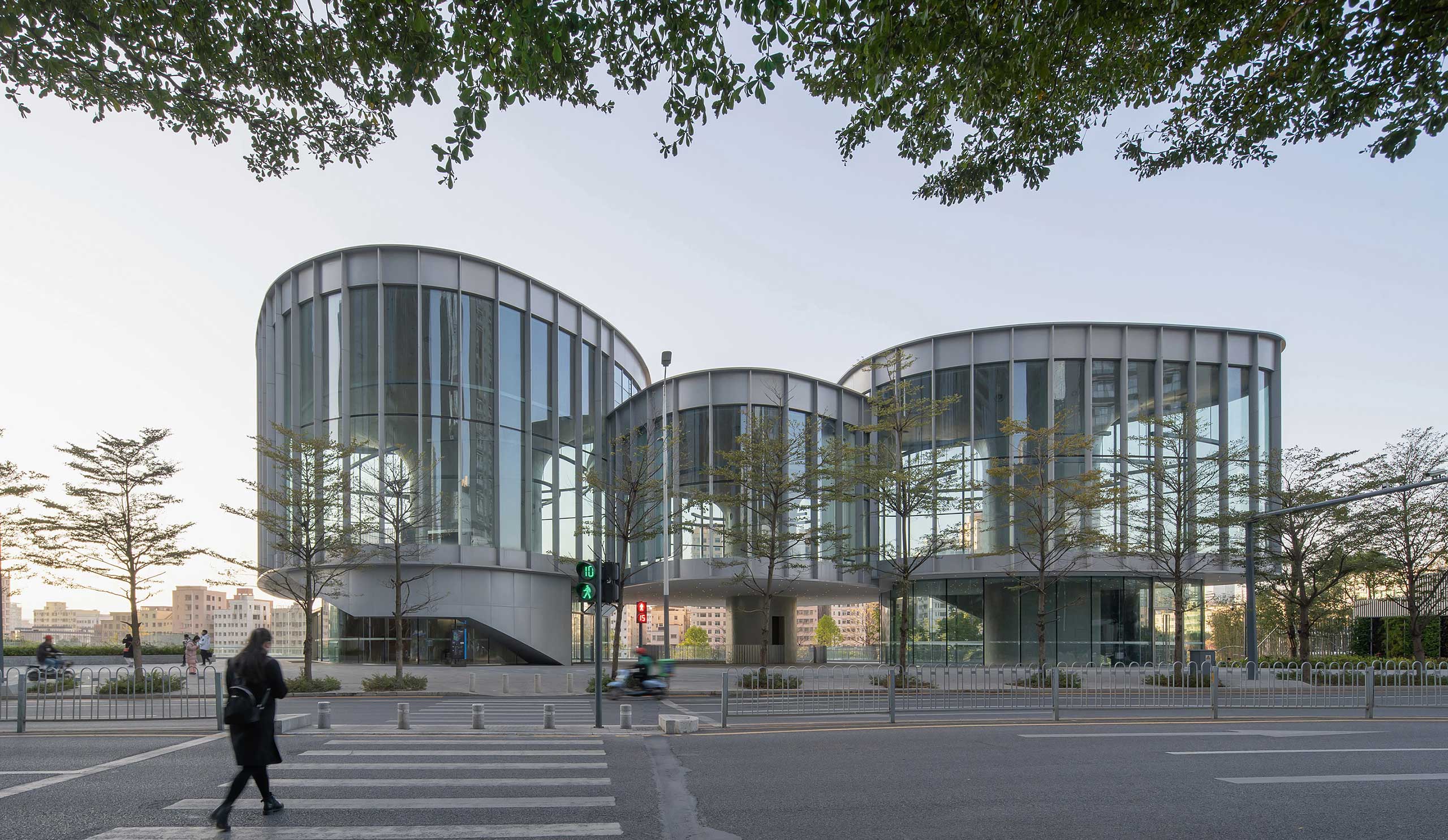 Mushroom-shaped structures provide shade and maximize space above and ...