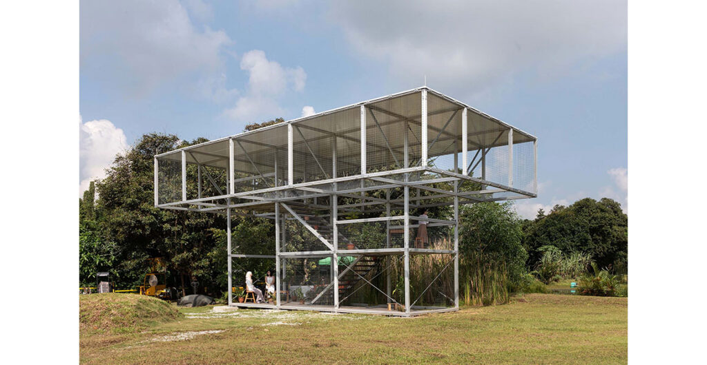 A modular pavilion and sustainability initiative encouraging ...