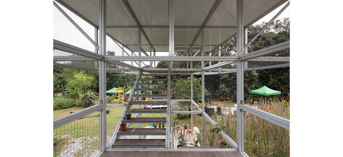A modular pavilion and sustainability initiative encouraging ...
