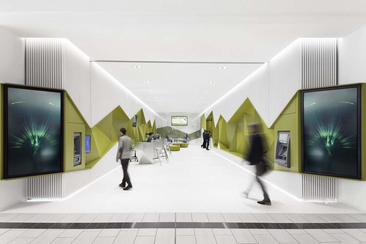 Flagship Branch Bank DSK DA architects - C3GLOBE