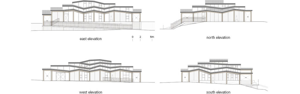 A spiral corridor under the pitched roofs – C3GLOBE