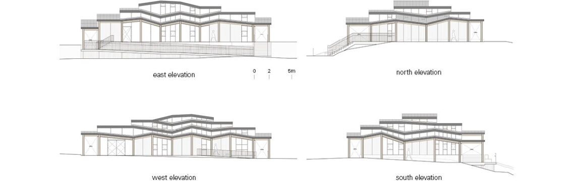 A spiral corridor under the pitched roofs – C3GLOBE