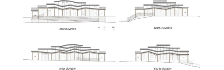 A spiral corridor under the pitched roofs – C3GLOBE